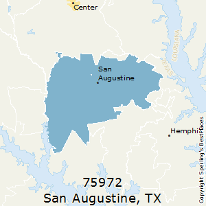 San Augustine (zip 75972), TX